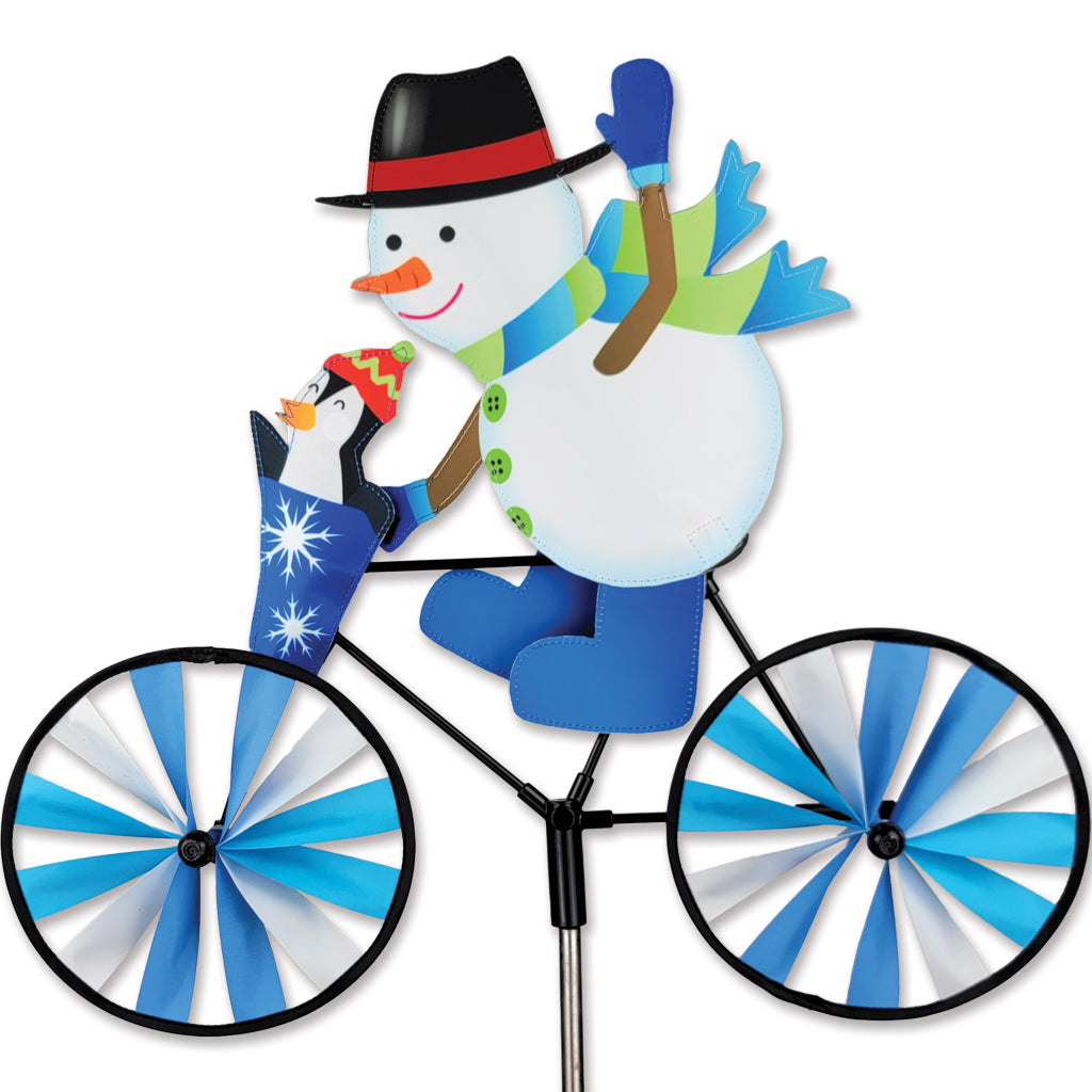 20" Bike Spinner - Winter Snowman – Fly It Port A