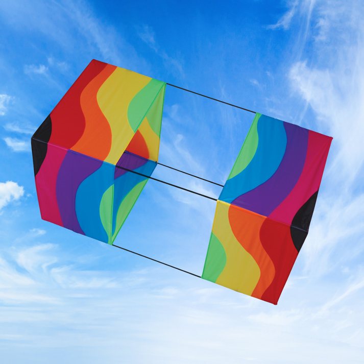 Box Kite - 40" Wavy Rainbow – Fly It Port A