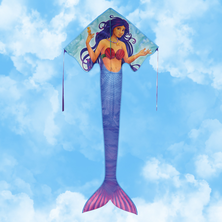 Large Easy Flyer Kite - Marina Mermaid – Fly It Port A
