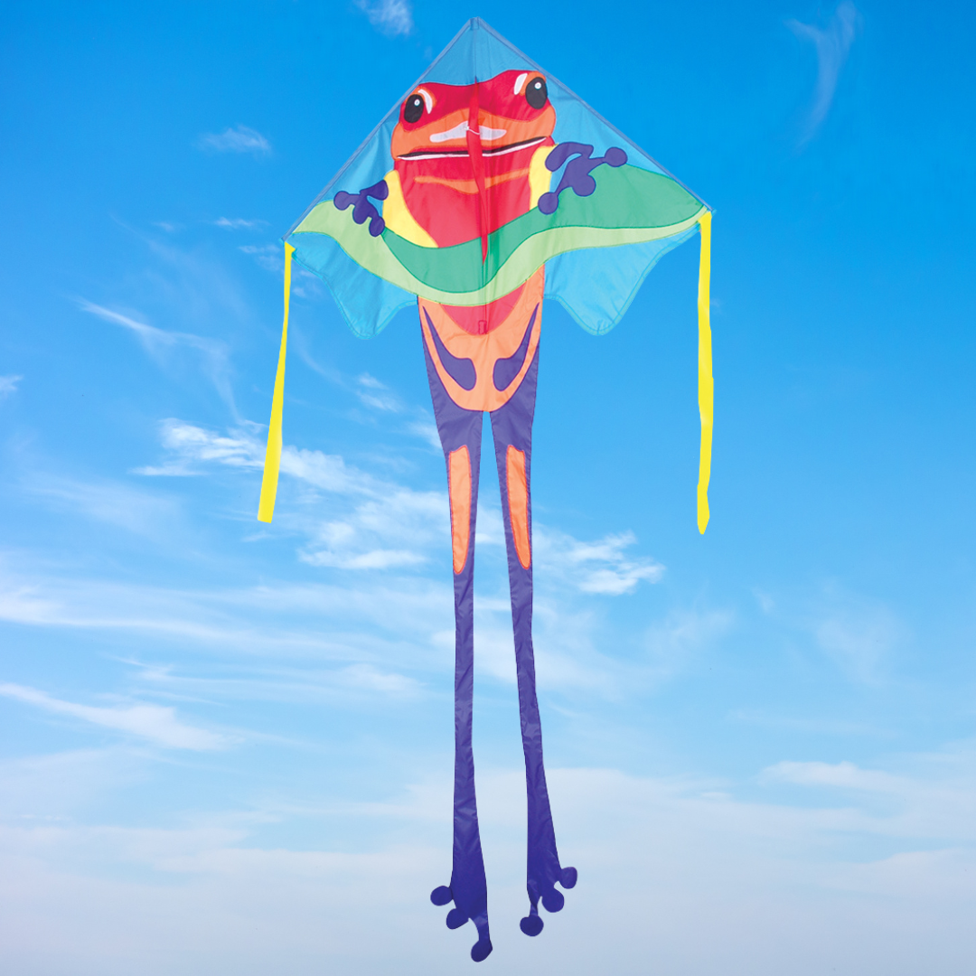 Jumbo Easy Flyer Kite - Poison Dart Frog – Fly It Port A