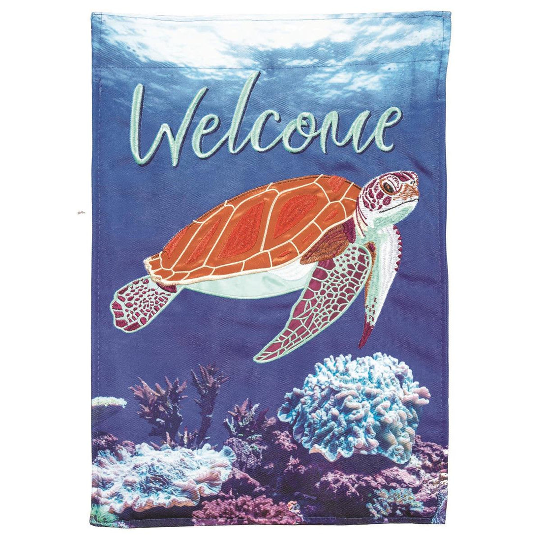 Garden Flag - Welcome Sea Turtle – Fly It Port A