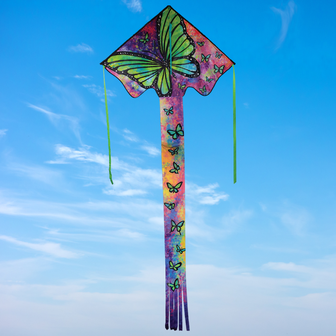 Zephyr Kite - Green Butterfly – Fly It Port A